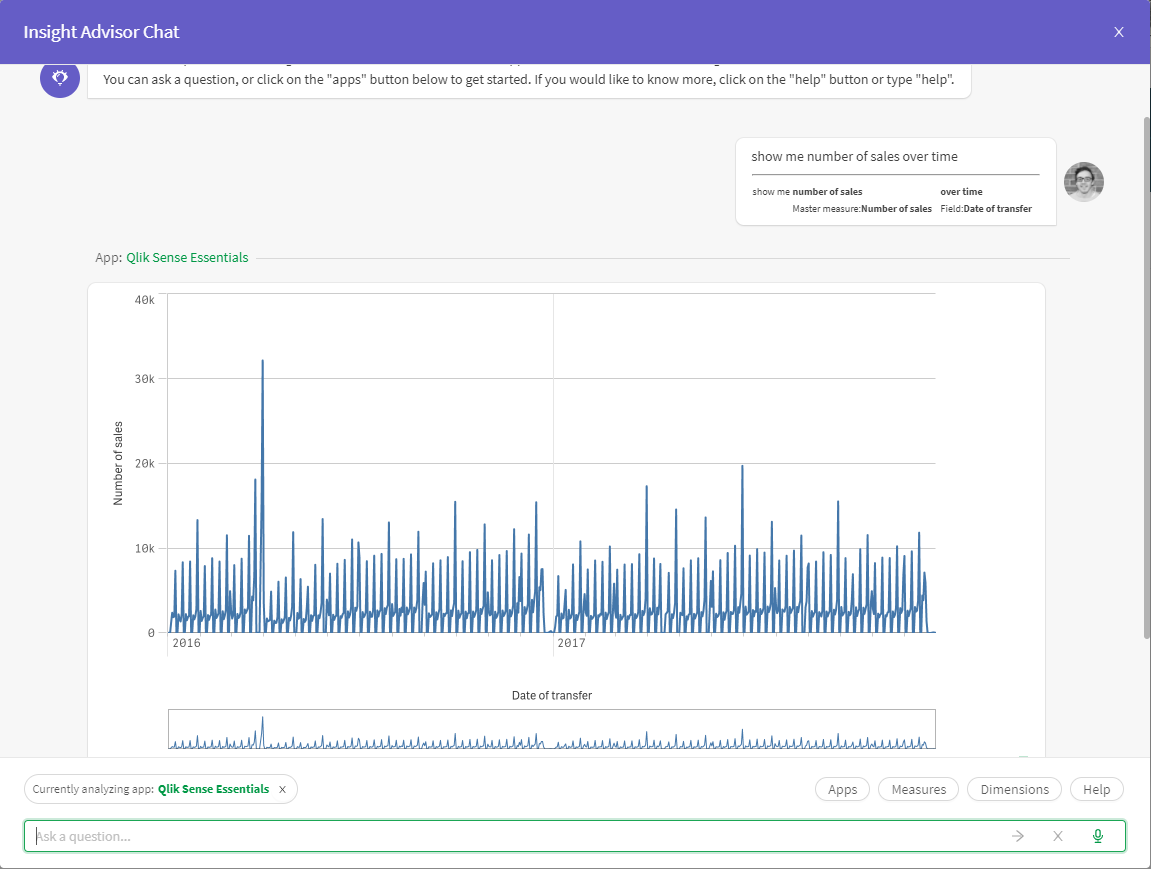Insight Advisor Chat: Let's chat about data! - Ometis
